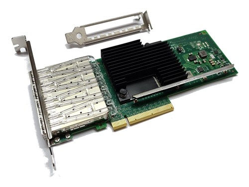 Intel X710-DA4 10GBe SFP+ Quad Port Server Adapter NIC PCIe x8 3.0 OEM ...