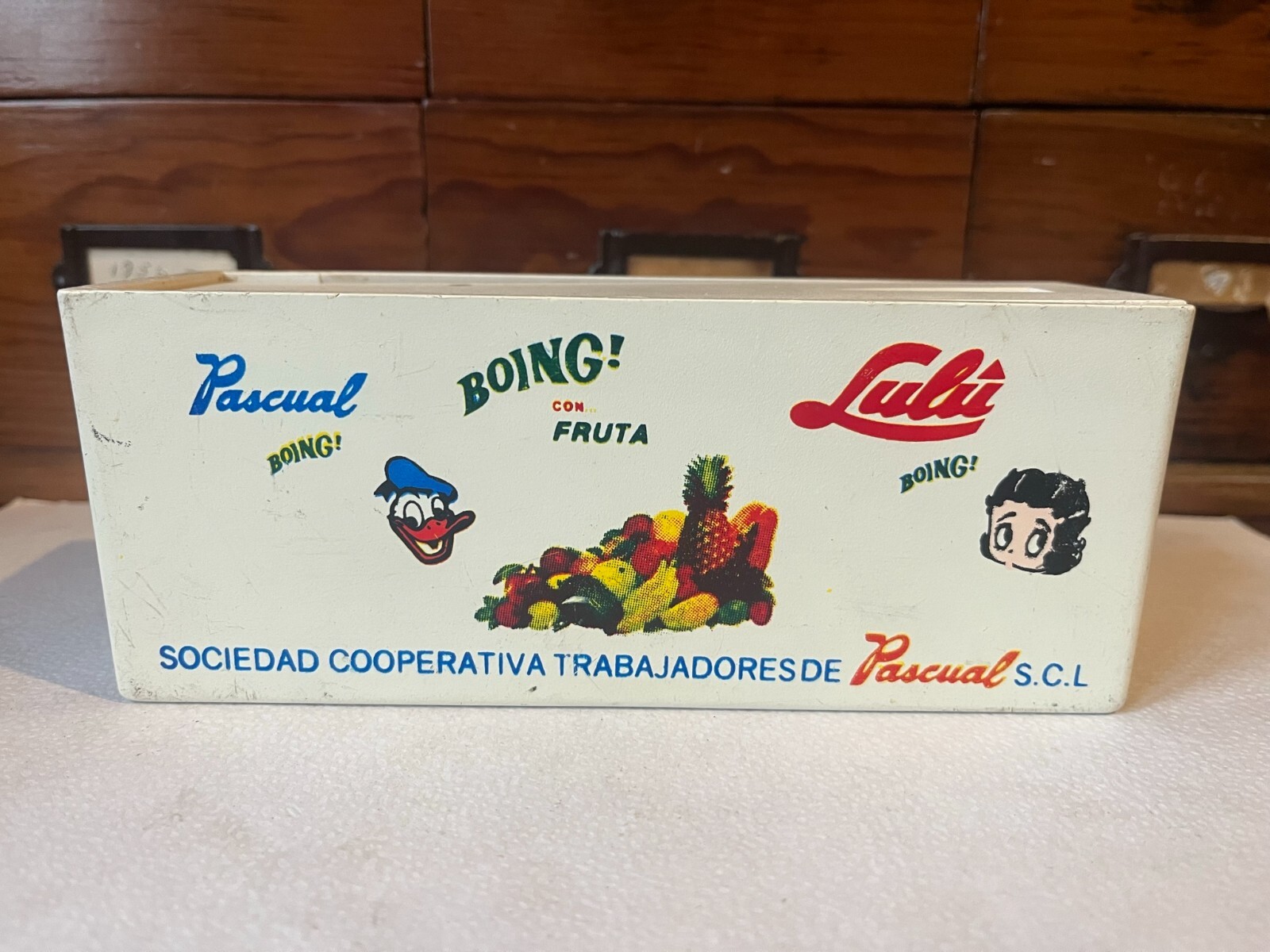 VTG DONALD DUCK PASCUAL & LULU BETTY BOOP SODA POP Mexican DOMINOS ...