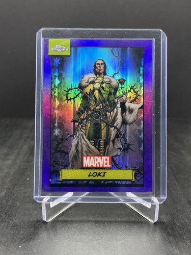 2024 Topps Chrome Marvel Loki Purple 60/75 #65 | eBay