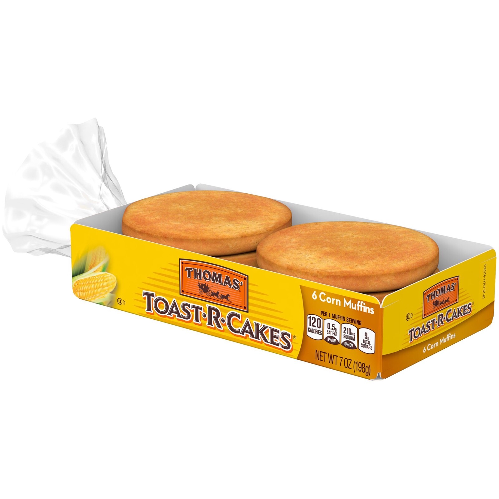 Thomas' Toast-R-Cakes Corn Muffins, packaged 6 muffins | eBay