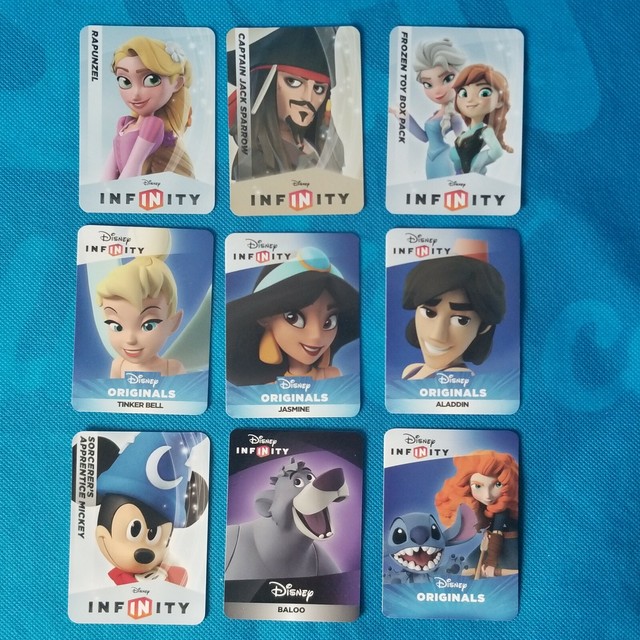 DISNEY INFINITY CARD LOT - 9 CARDS!!! | eBay