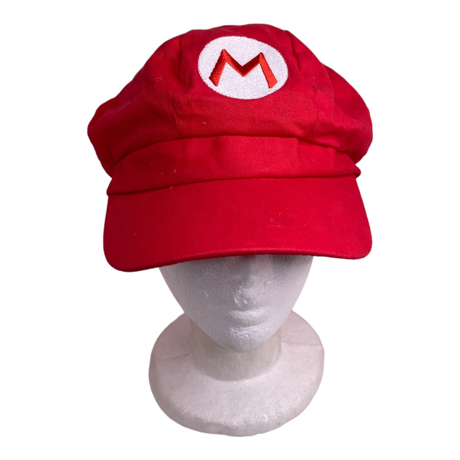 🍌 Super Mario Bros Costume RED MARIO CAP Embroidered… - Gem