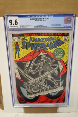 AMAZING SPIDER-MAN #113 CGC 9.6 OW/W 1st App Hammerhead Doc Ock MARVEL ...