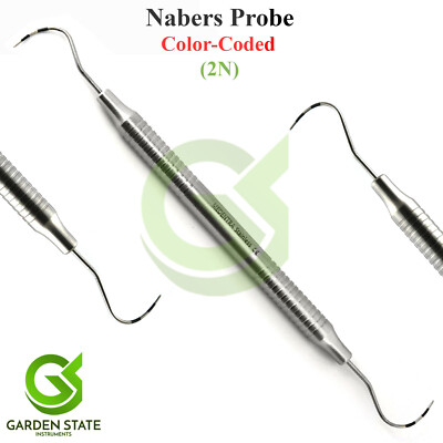 Perio Nabers Probe Dental Instruments Color Coded Furcation Area ...