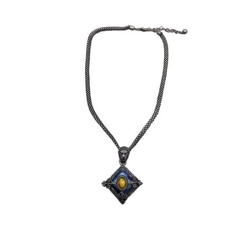 Chunky Lion Box Chain Large Pendant Necklace Adjustable | eBay