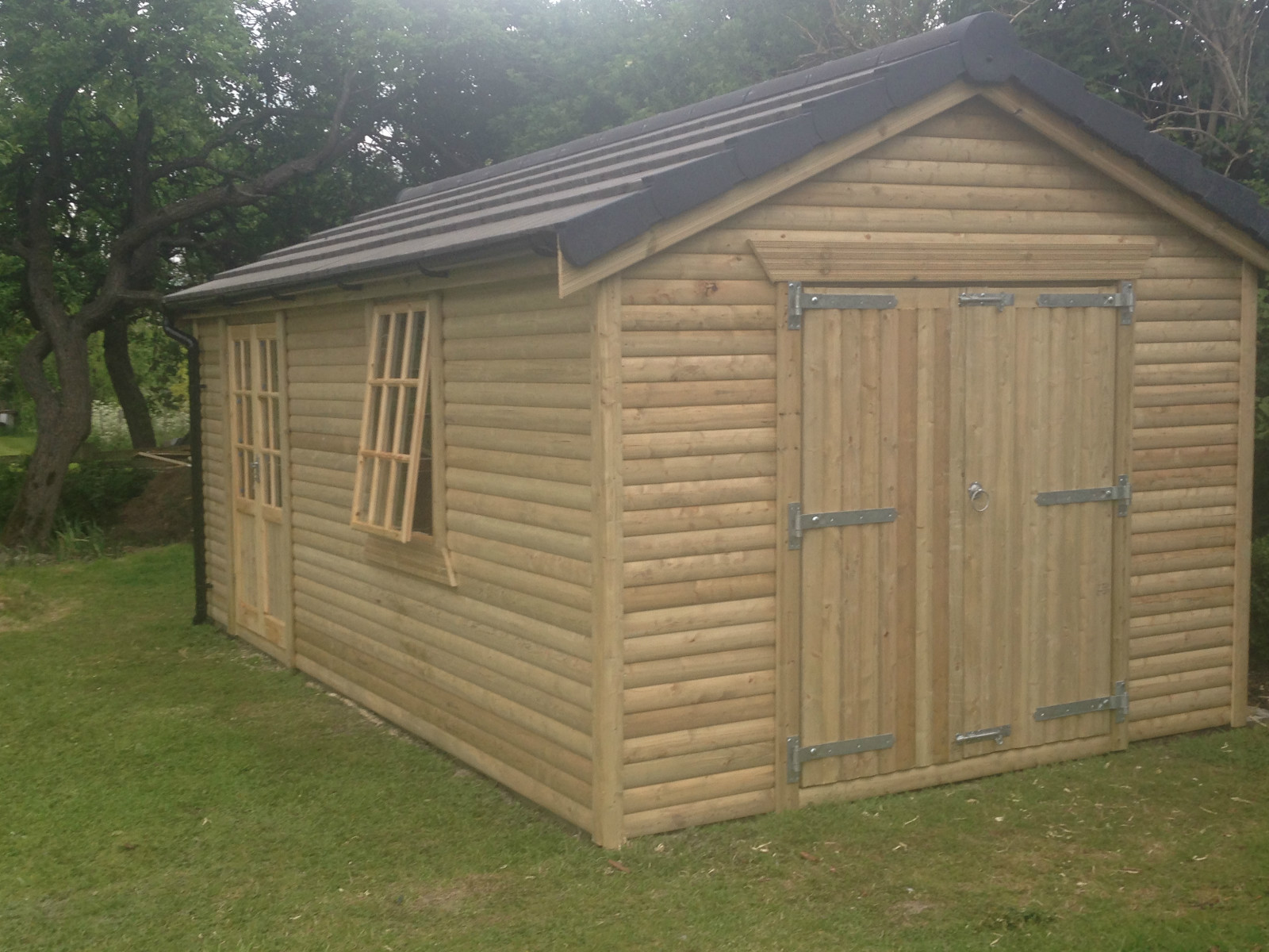 4X2 Workshop Shed Tiled Roof all sizes UK AVAILAVBLE | eBay