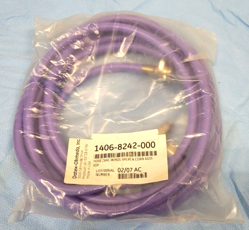Datex Ohemda Hose 1406-8242-000 EV AC w/Needle Valve & Connector AGSS ...
