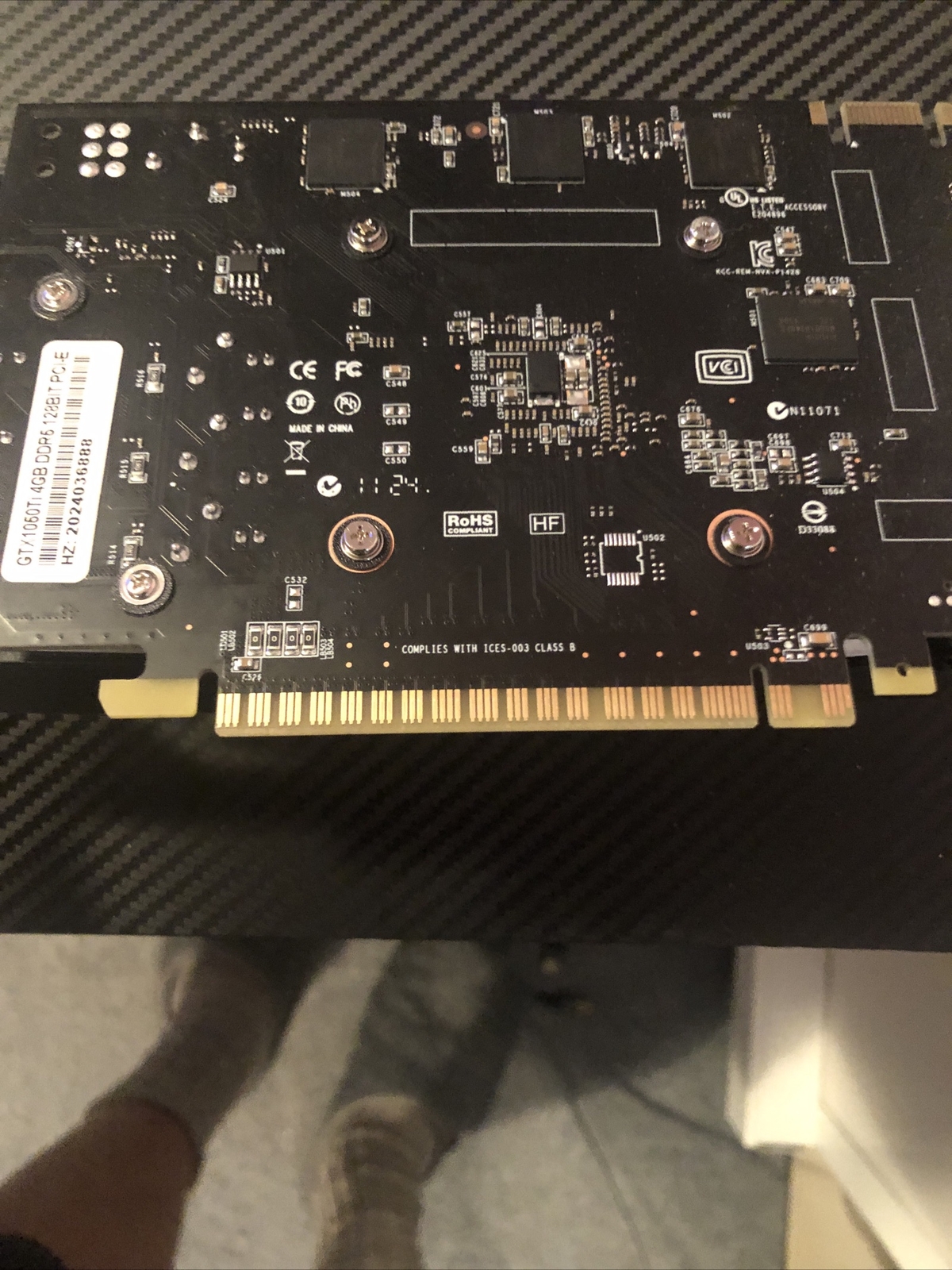 Fake MSI GeForce GTX 1050 TI 4GT OC 4096 MB GDDR5 (Beschreibung Lesen ...