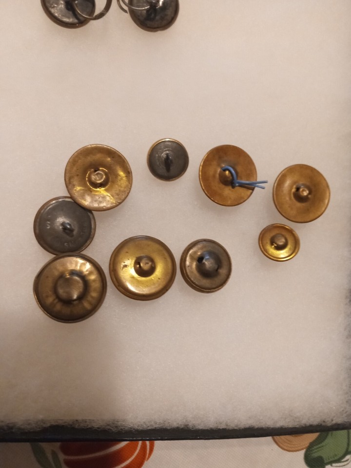 9 - VINTAGE MILITARY BUTTONS CIVIL WAR - SPAN-AM WAR ?? | eBay