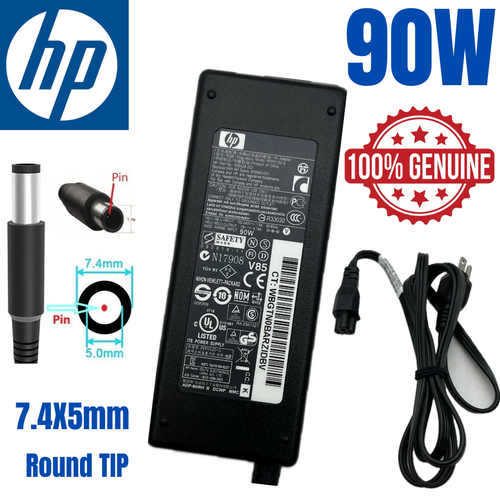 90W AC Adapter For HP G62 G60 Pavilion DV4 DV5 DV6 DV7 Power Supply 7 ...
