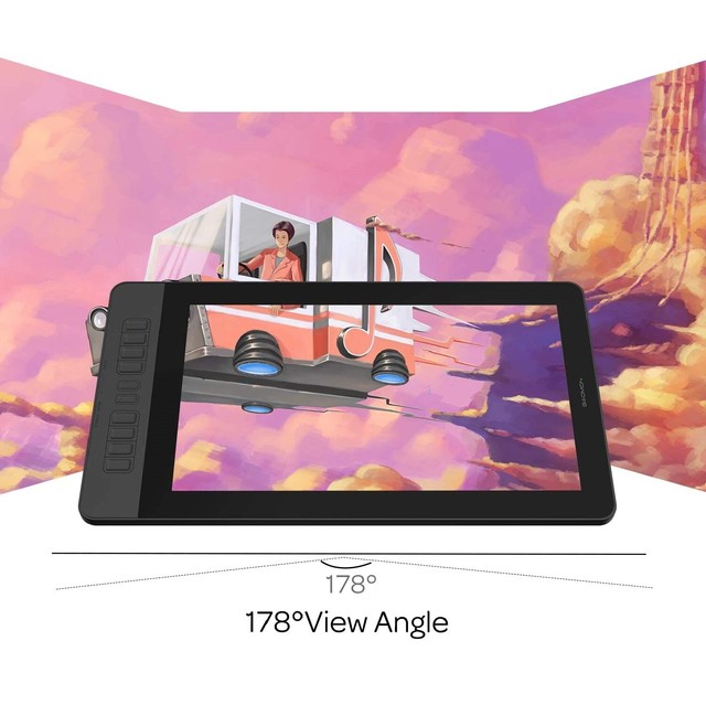 Digital Graphic Drawing Tablet with Screen Pen Display Passive Pen ...