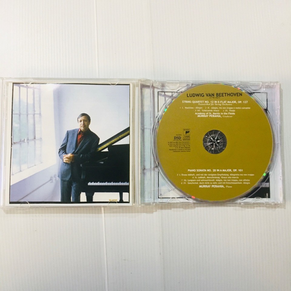 Murray Perahia Beethoven String Quartet op 127 Piano Sonata op 101 CD ...
