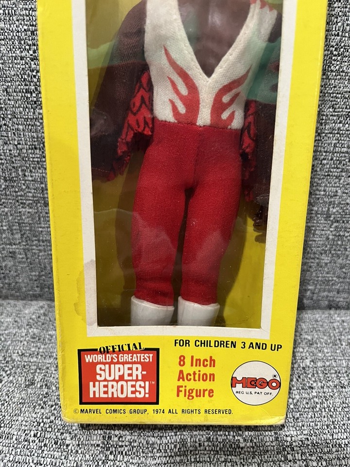 Marvel 1974 MEGO WGSH THE FALCON All Original MIB Box Captain America ...