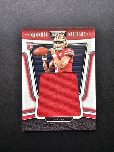 2021 Panini Trey Lance 🔥 Mammoth Material SP Rookie Card #'d 288/299 ...
