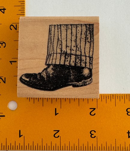 Shoe and Pantleg Rubber Stamp by Ken Brown Stamps | eBay