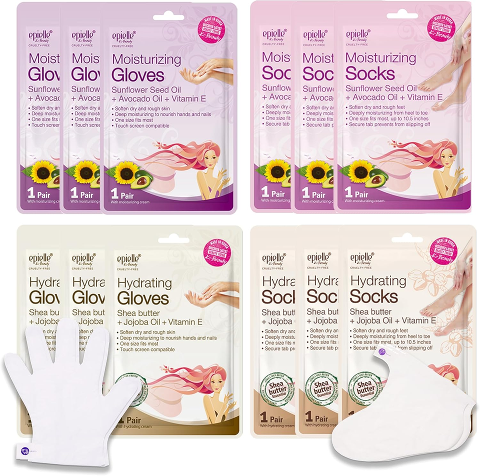 Hydrating & Moisturizing Hand & Foot Masks, Relieve and Soften Dry ...