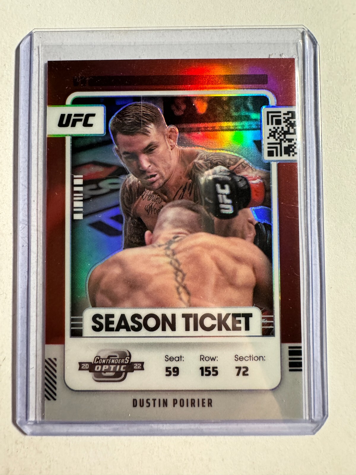 K151,247 - 2022 Panini Chronicles UFC Red #353 Dustin Poirier ...