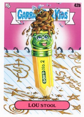 2020 GARBAGE PAIL KIDS GPK LATE TO SCHOOL BASE LOU STOOL 42b NM | eBay