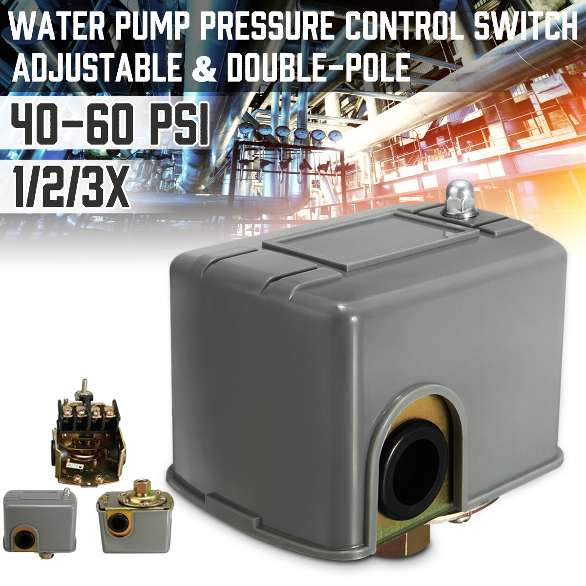 Well Pump Pressure Switch Water Pump Switch 40-60 PSI Water Pressure ...