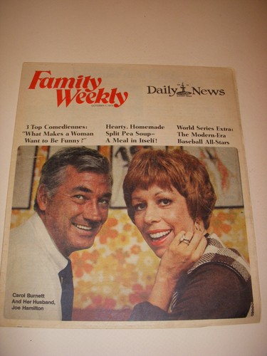 FAMILY WEEKLY Magazine OCTOBER 7 1973 CAROL BURNETT, JOAN RIVERS ...