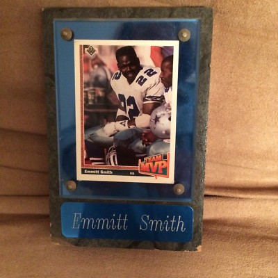 UPPER DECK TEAM MVP FOOTBALL CARD 1991 Emmitt Smith - Encased/mounted ...