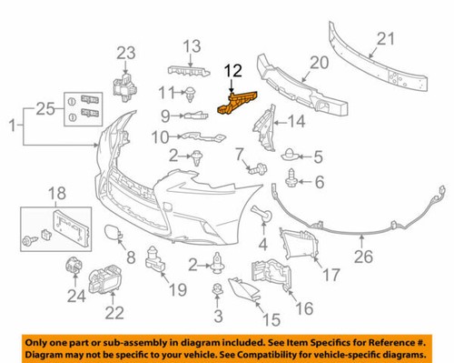 52535-53030 Toyota Retainer, front bumper side, rh 5253553030, New ...