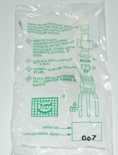 Armstrong Lennox Danfoss HVAC Piston Orifice Kit .067 Orfice Chatleff ...