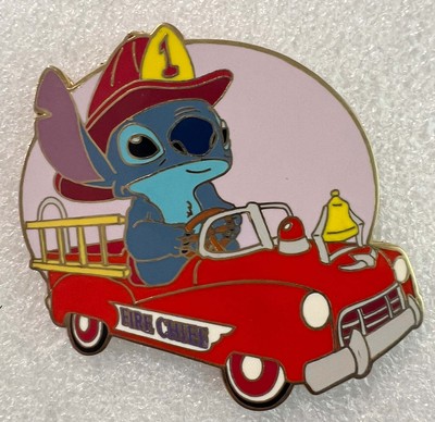 Stitch Fire Chief Fighter Fire Engine Fireman Lilo & Stitch Disney ...