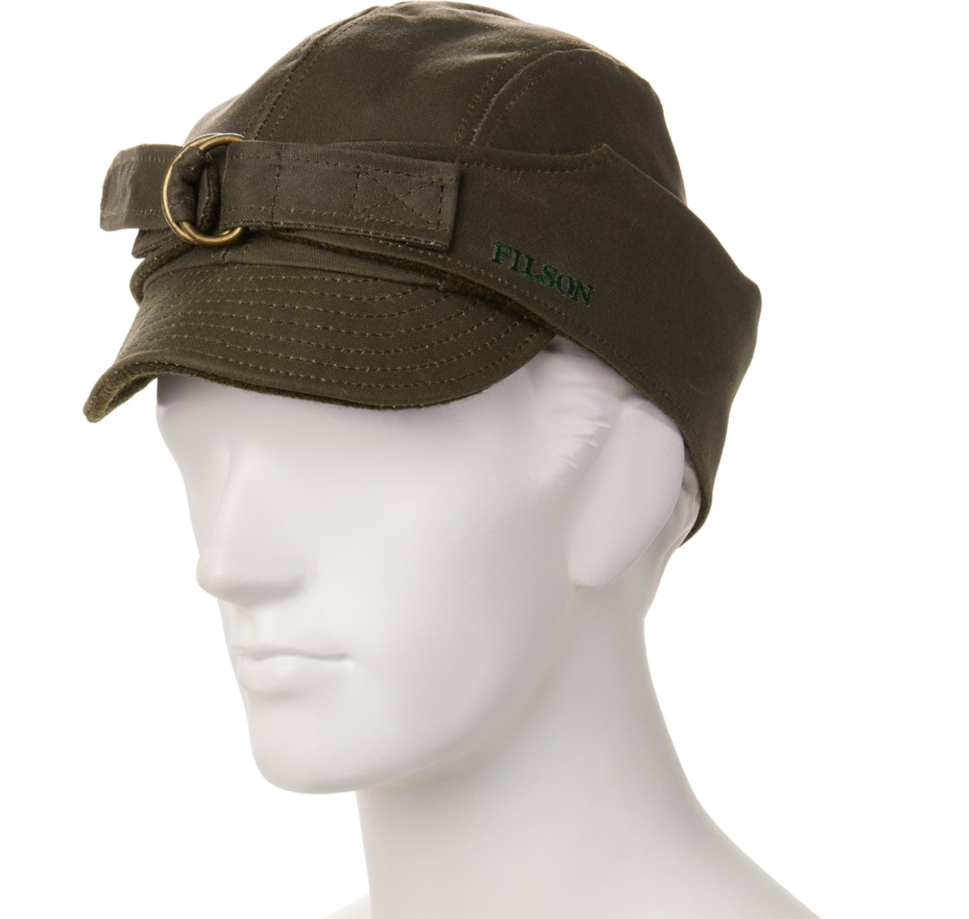 Filson Tin Cloth Wildfowl Insulated Cap Cotton Canvas & Wool Hat M ...