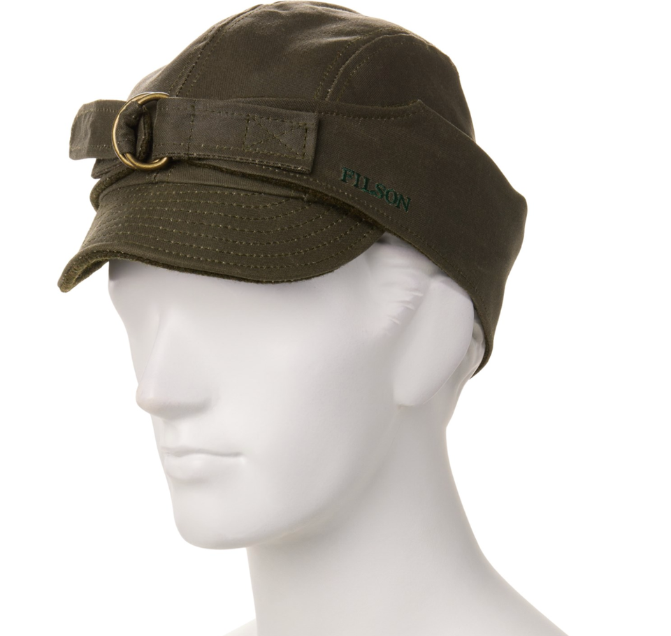 Filson Tin Cloth Wildfowl Insulated Cap Cotton Canvas & Wool Hat M ...