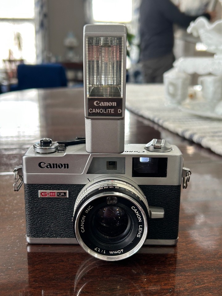 Vintage Canon Canonet QL17 G-III 35mm Film Rangefinder Camera w ...