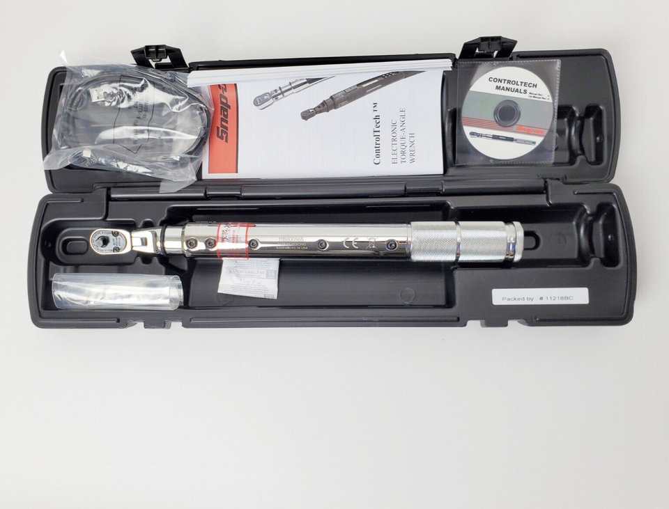 Snap-on CTECH1R240A Torque Wrench 1/4" Flex-Head ControlTech 12-240 in ...
