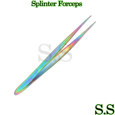 Splinter Forceps - Fine Point 3.5" Multi Color | eBay