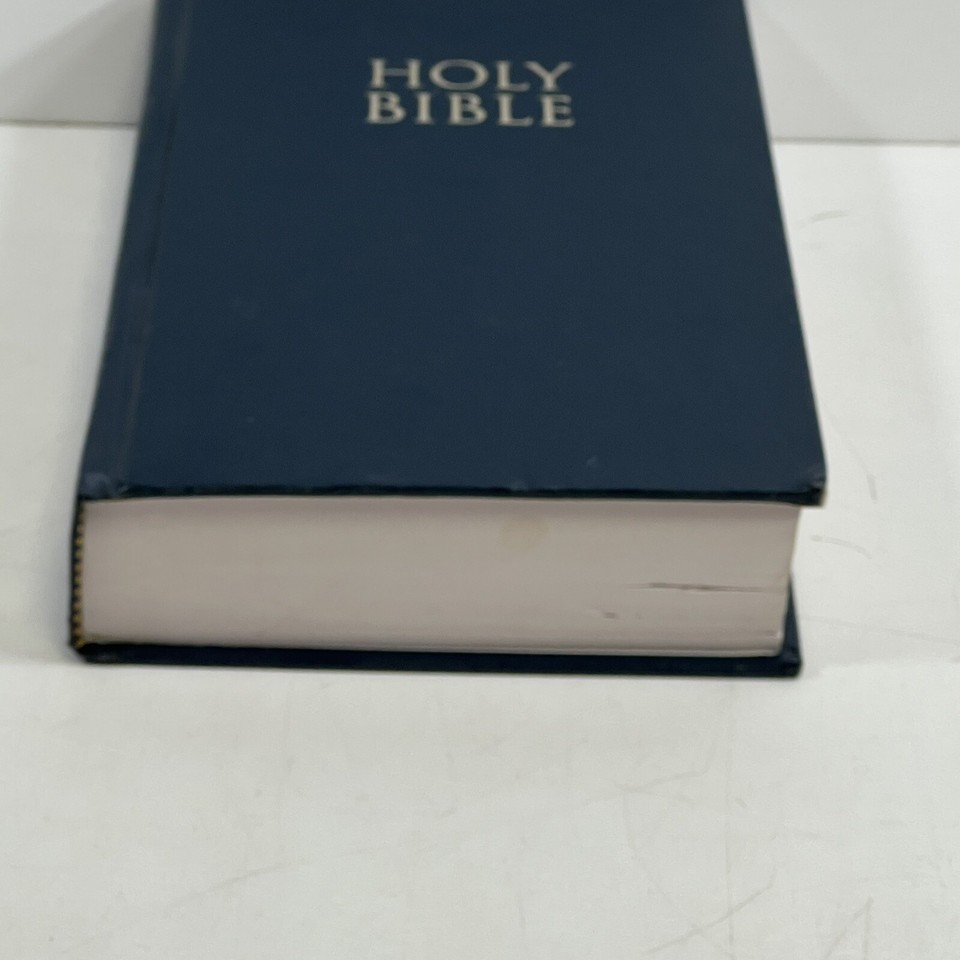 NIV Pew Bible Large Print Hardcover Blue By Zondervan | eBay