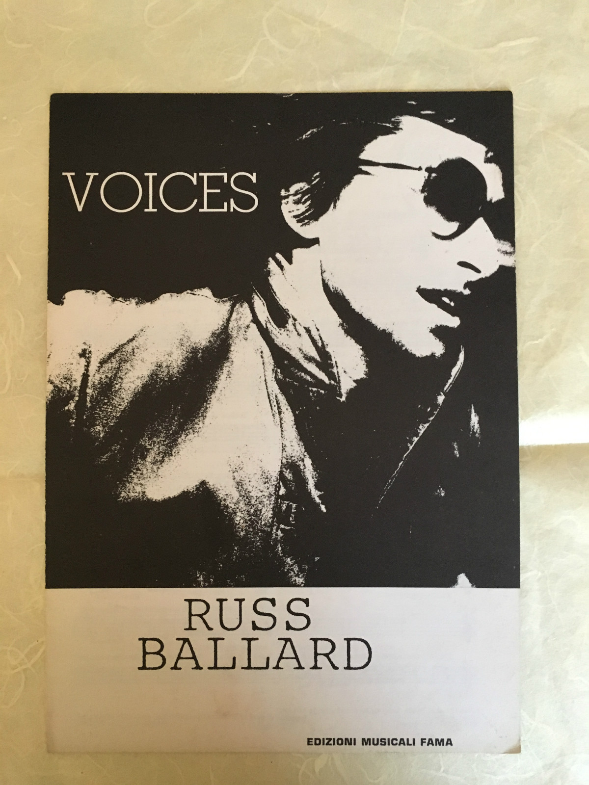 SPARTITO MUSICALE VOICES RUSS BALLARD 1984 ROCK POP | eBay