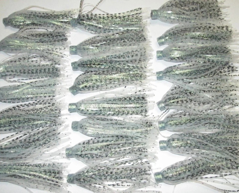 Gator Bug™ Spinnerbait Skirts Clear/Grn Sparkle Quick Change Terminator ...