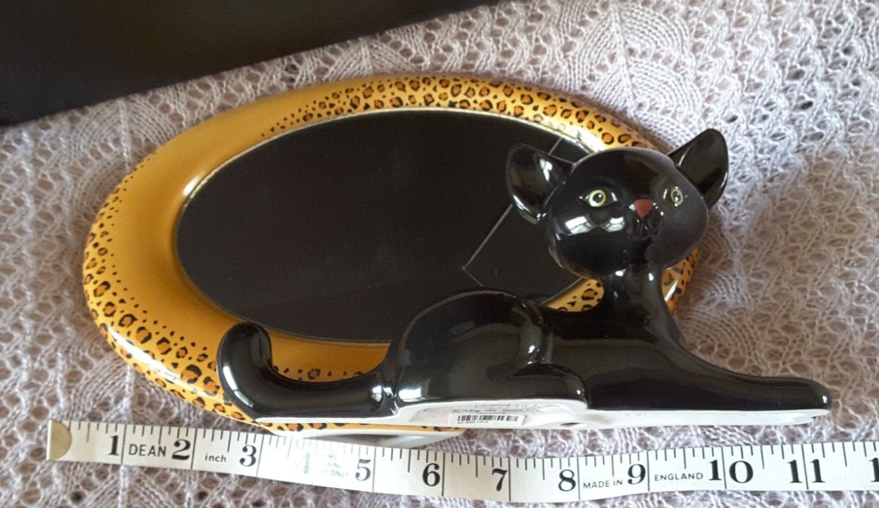 Goebel Kitty de luxe leopard mirror, porcelain | eBay