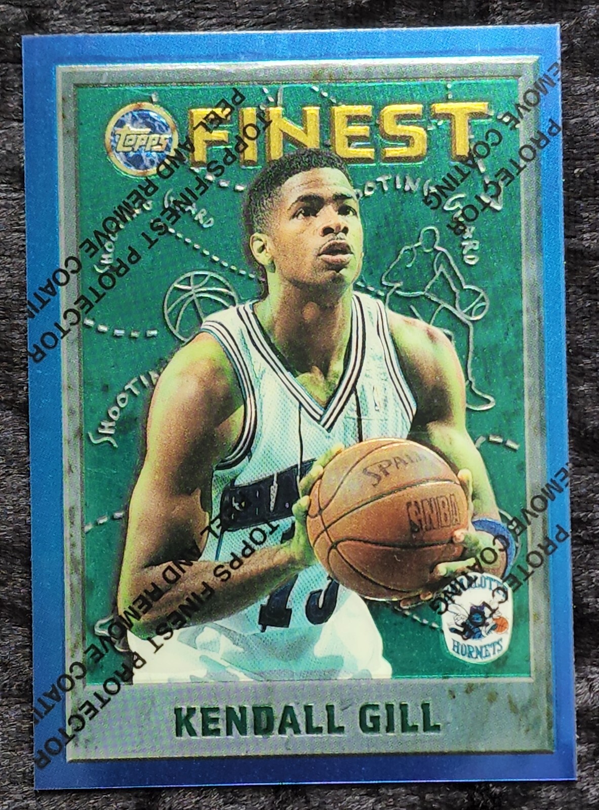 1995-96 TOPPS FINEST Kendall Gill #13 with PROTECTIVE COATING - MINT | eBay