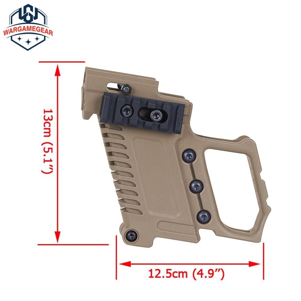 Tactical Laser Sight Scope Mount Rail Base Pistol Kit For Glock G17 G18 ...
