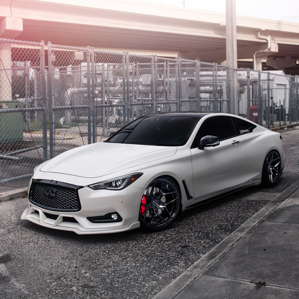 19" Rohana RFX11 Black Forged Concave Wheels Rims Fits Infiniti Q50 ...