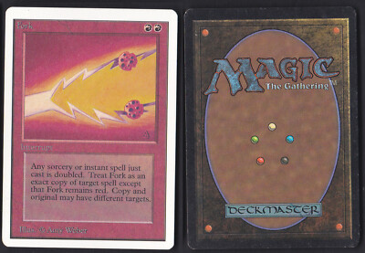 UNLIMITED Fork x1 Magic The Gathering 1x MTG - see scan | eBay