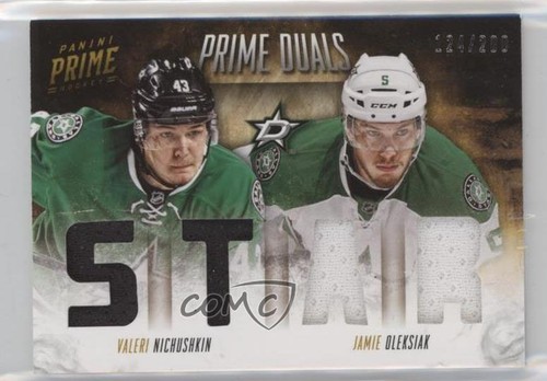 2013-14 Panini Prime - Prime Duals #D-NO Valeri Nichushkin, Jamie ...
