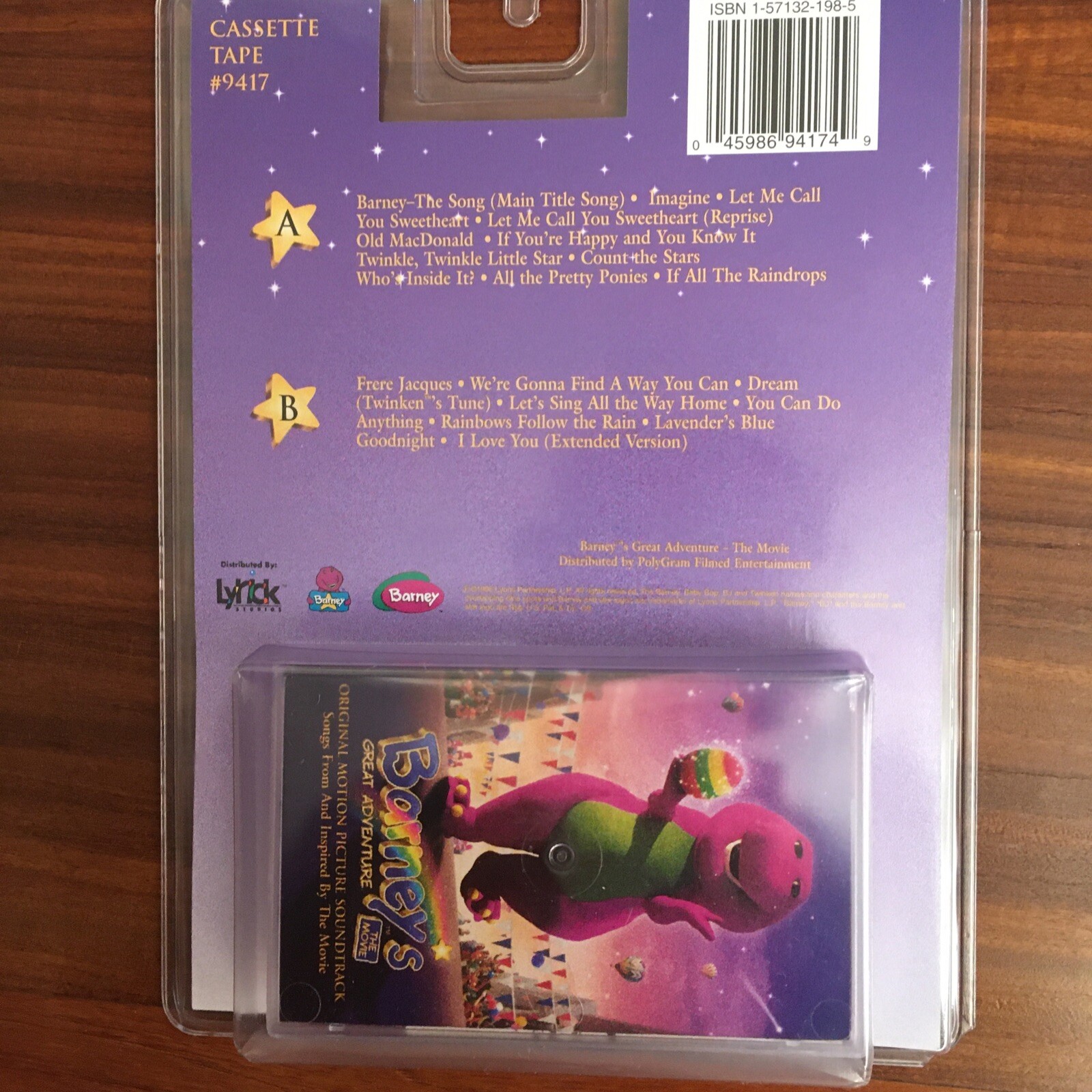 new sealed Barney's Great Adventure - The Movie soundtrack music ...