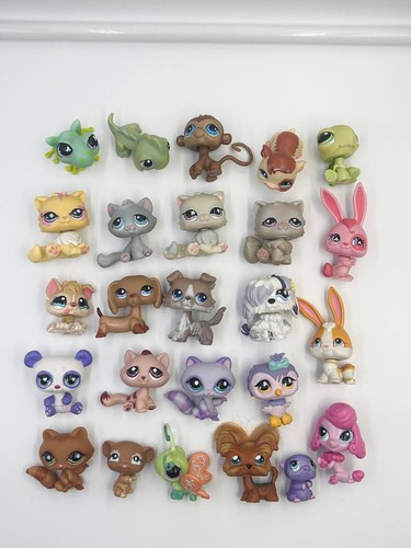littlest pet shop lps huge lot of pets dachshund #518 collie #67 | eBay