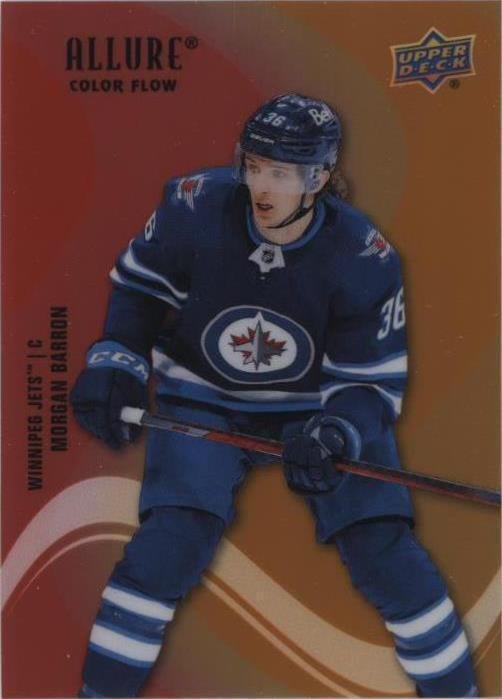 2022-23 Upper Deck Allure - Color Flow Morgan Barron #SF-96 Red Orange ...