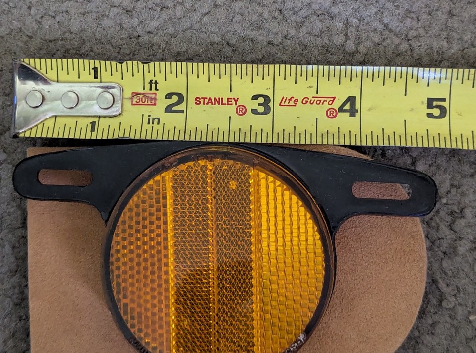 2 NEW QUALITY BICYCLE MAG WHEEL REFLECTORS AMBER ONLY | eBay