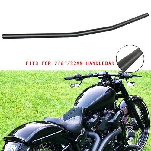 Motorcycle 7/8" 22mm Handlebars Drag Bars For Harley Davidson Softail ...