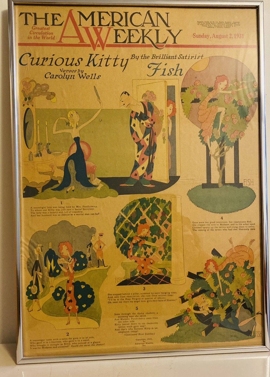 The American Weekly August 2, 1931 Baltimore American Sunday Magazine ...