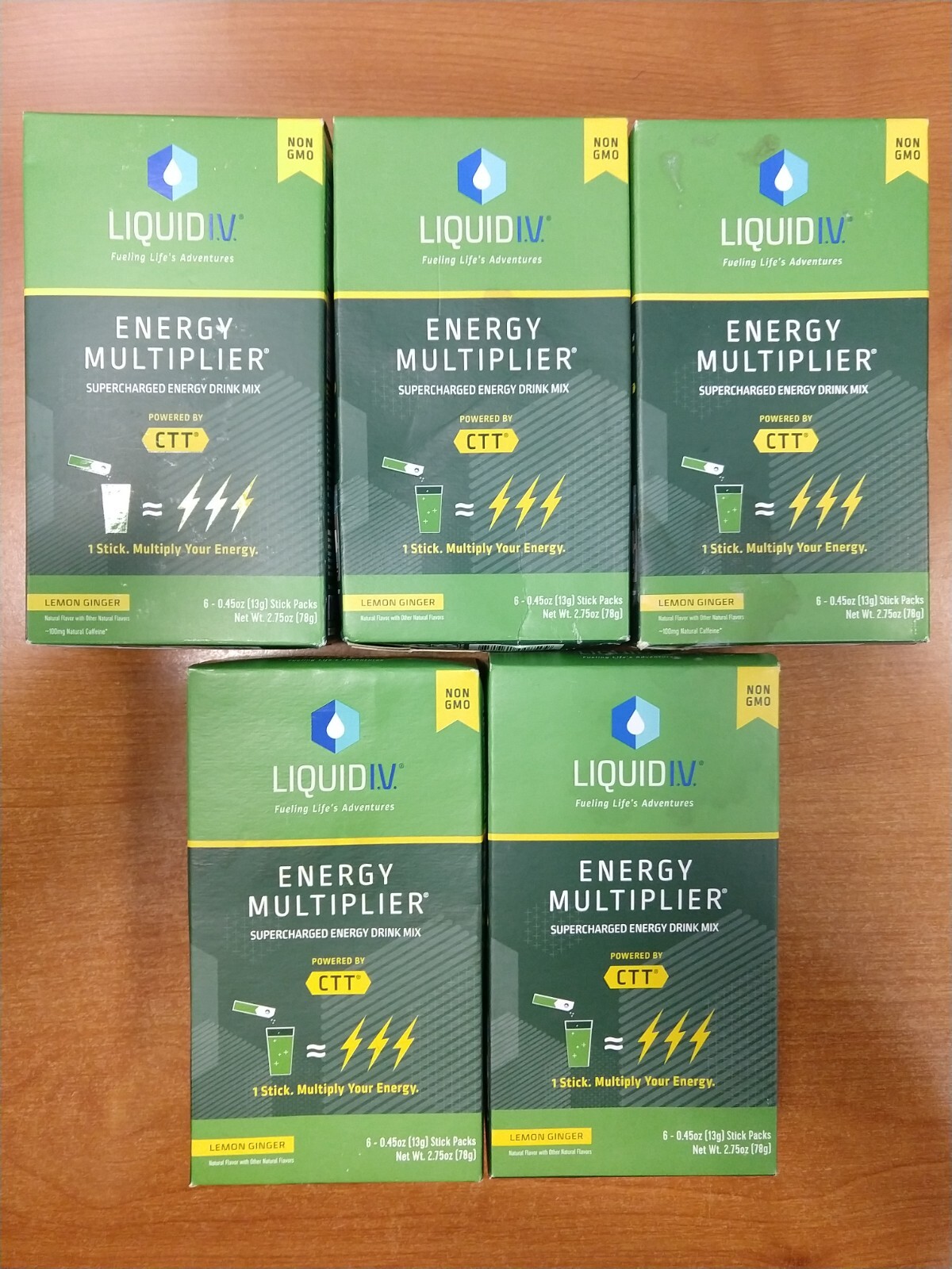 Liquid I.V. Energy Multiplier Lemon Ginger Energy Drink Mix for sale online | eBay