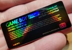1 (ONE) Nintendo Game Boy POCKET MGB-101 HOLOGRAPHIC LETTERS BLACK ...